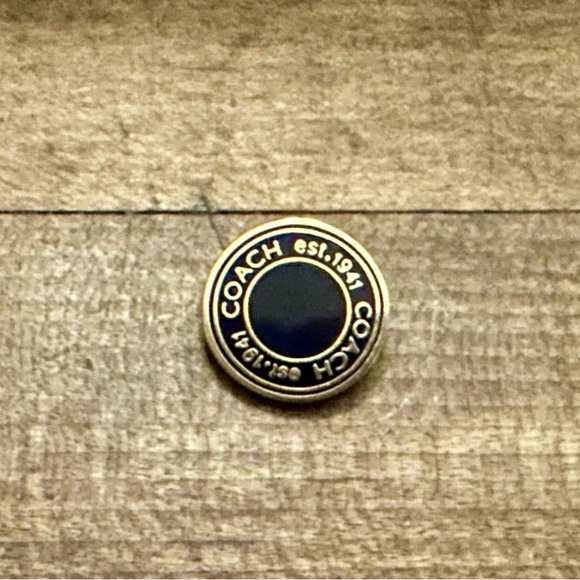 Coach | Other | Coach Est 941 Vintage Navy Blue Enamel Gold Replacement ...